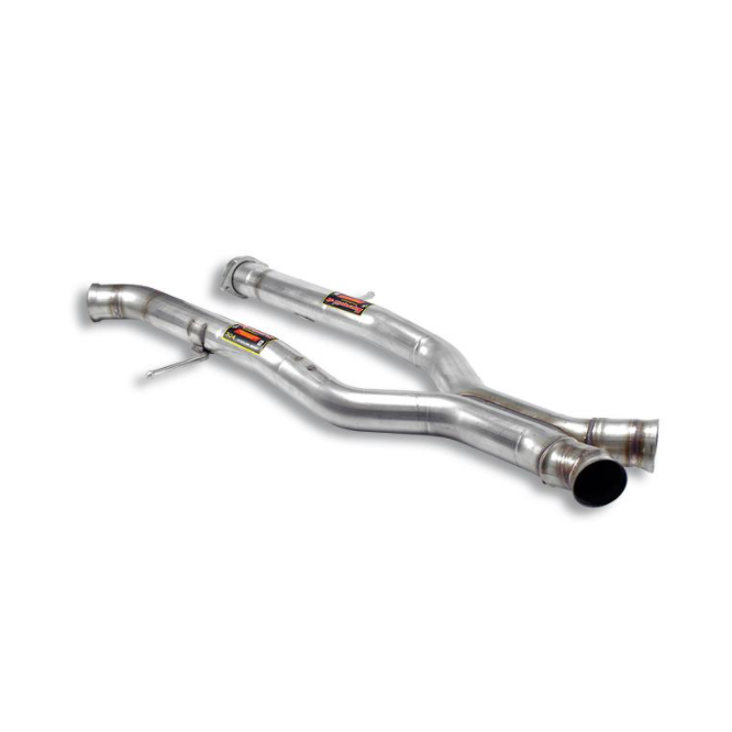 SUPERSPRINT - Tube central + "X-Pipe" pour MERCEDES W164 ML 63 AMG V8 ...